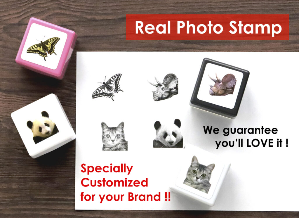 Custom pre-inked real photographic stamp | Yamahachi Chemical ...